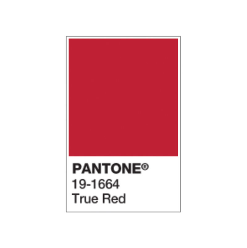 Pantone True Red | Stickers bureau géant pour espaces de travail ...